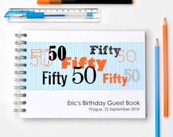 50th Birthday Photo Book | Etsy