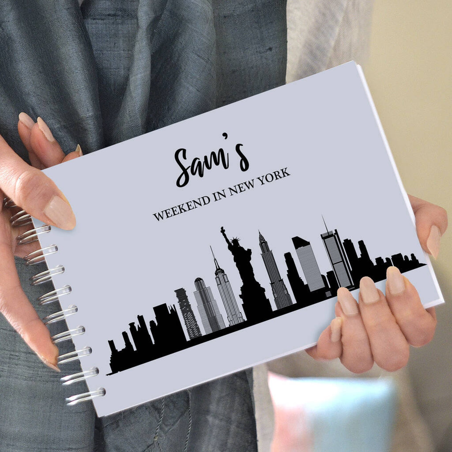 Personalised New York Travel Journal New York Travel book | Etsy