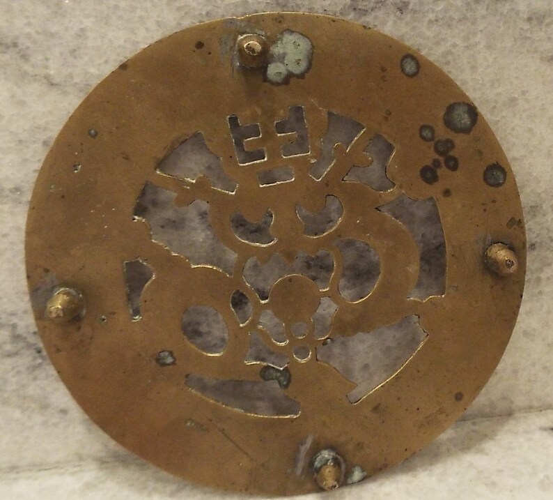 Vintage Chinese Brass Dragon Etched Trivet | Etsy