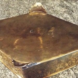 Diamond Rhombus Shaped Footed Brass Planter | Etsy