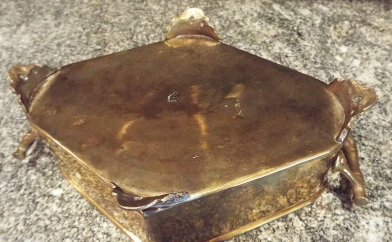 Diamond Rhombus Shaped Footed Brass Planter | Etsy