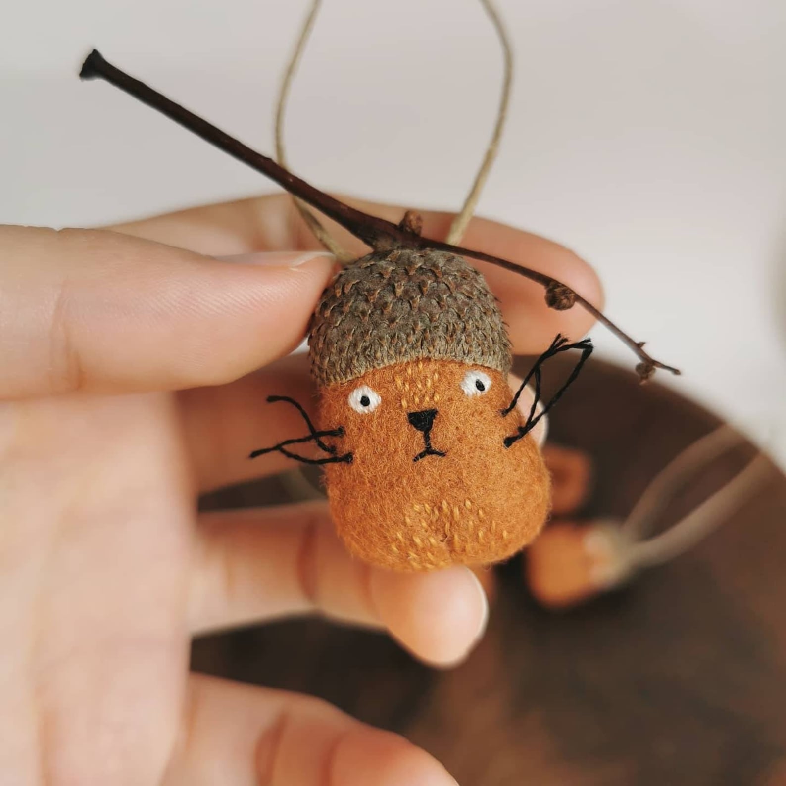 CATCORN | Forest Cats // Acorn Felt Nest Suspensions // Autumn ...
