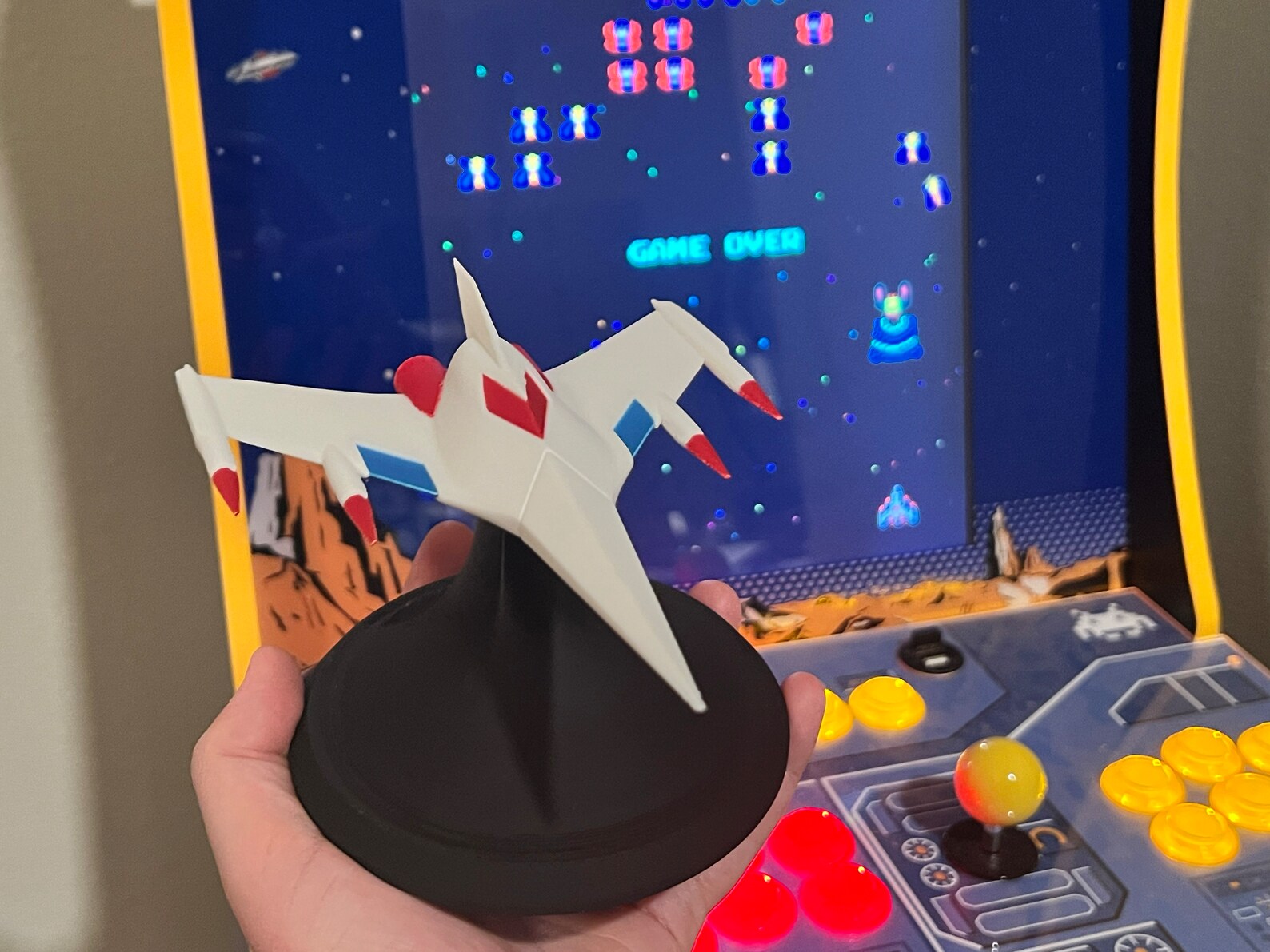 Galaga Fighter Spaceship Model - Etsy