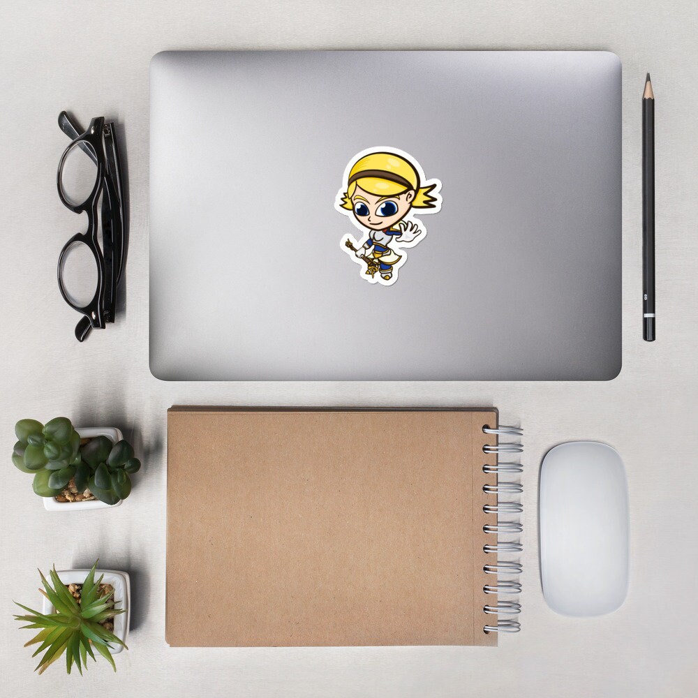 Lux, the Lady of Luminosity - Chibi Sticker - Etsy