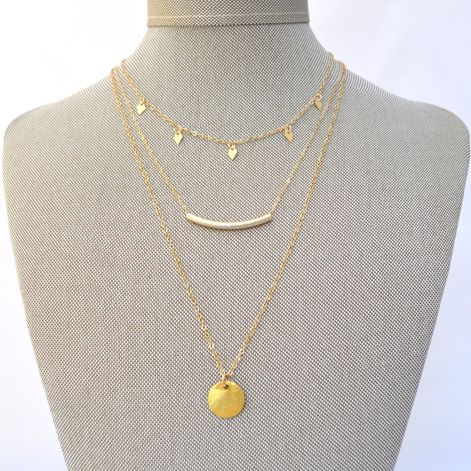 Gold Filled Mini Tiny Charm Stars Moon Fringe Tags Dangle | Etsy