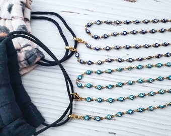 Blue Face Chain - Etsy