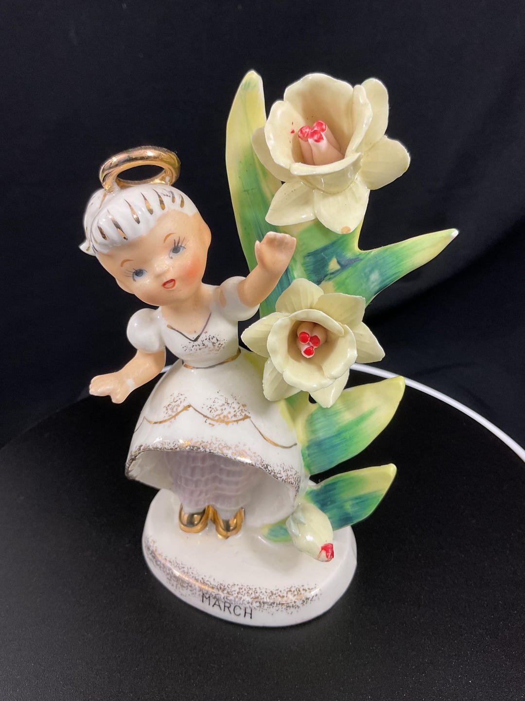 Lefton March Collectible Angel Figurine / Made in Japan / #985 - Etsy