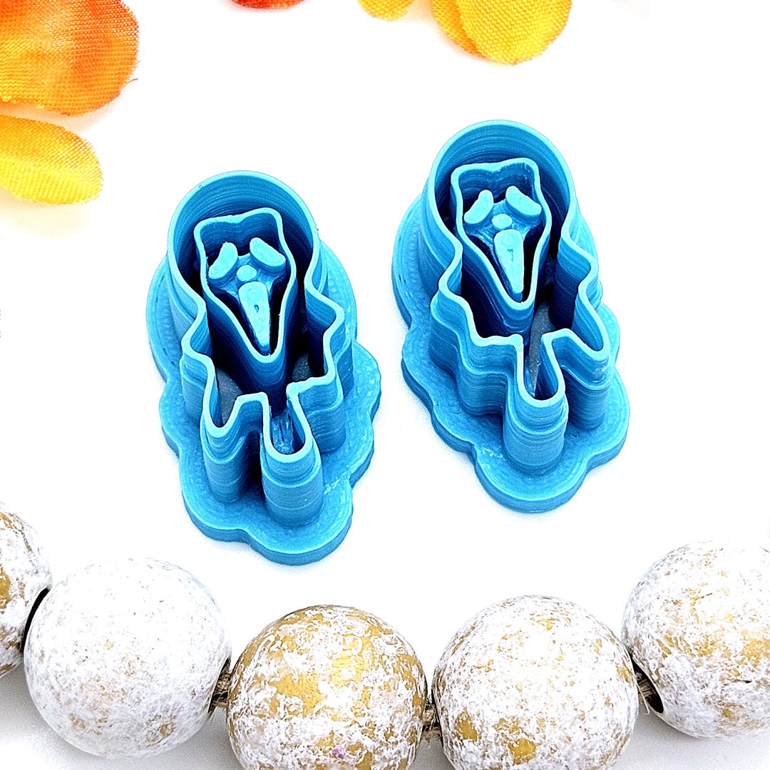 SCREAM Bust GHOST Face Polymer Clay Cutter / Fondant Decorating ...