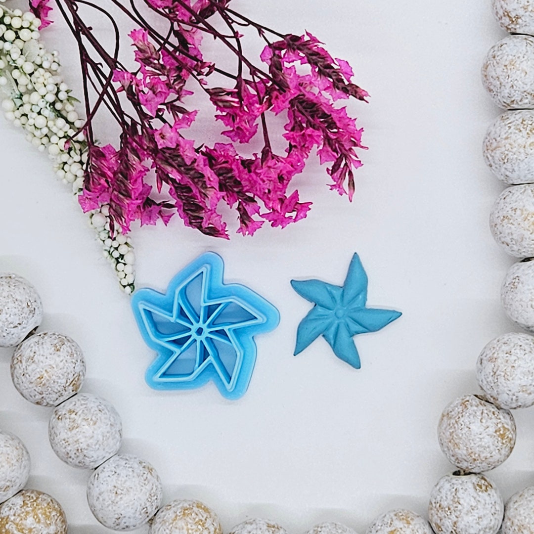 PINWHEEL / Sharp Polymer Clay Cutter / Jewelry Making / Fondant / Cake ...