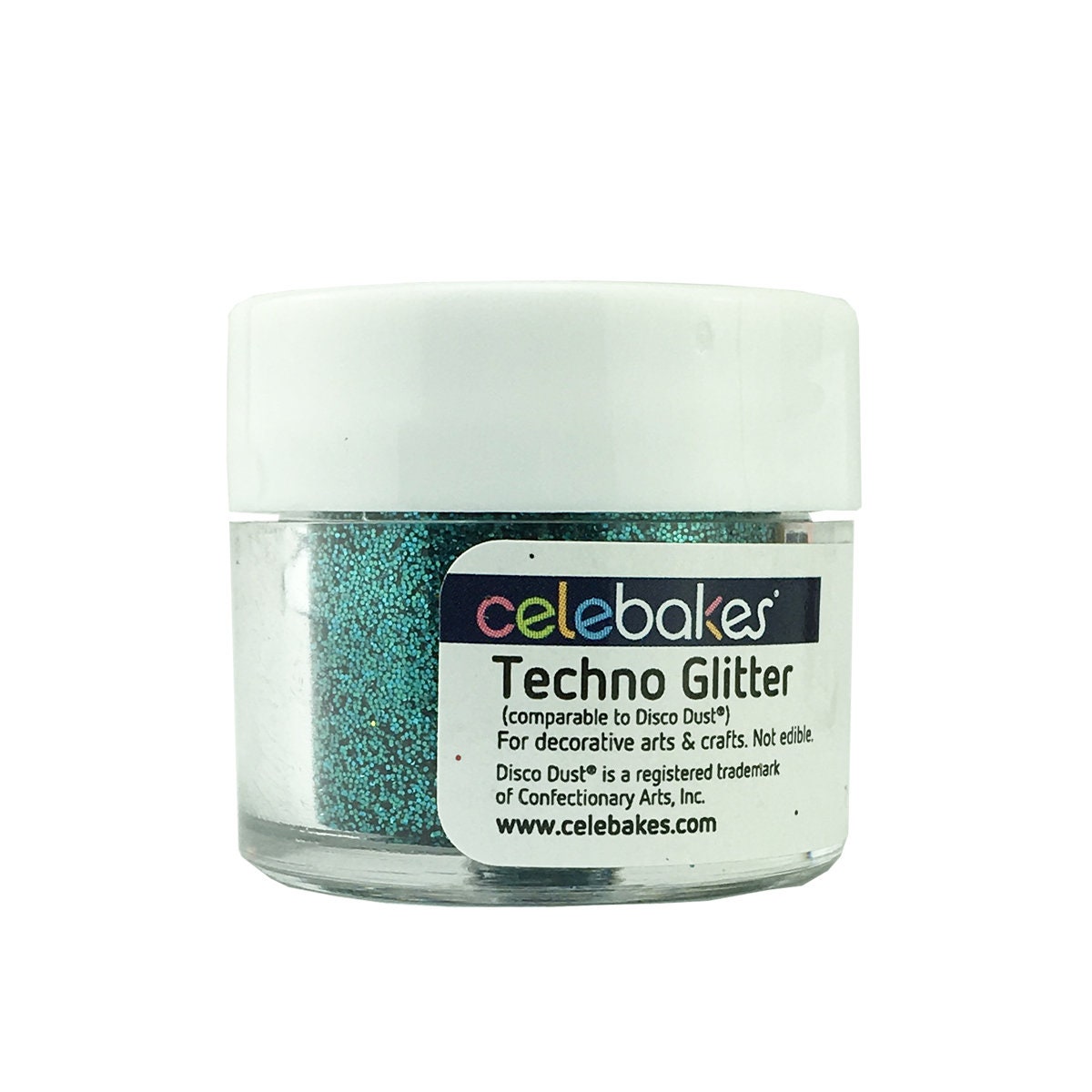 Teal Green Techno Glitter for cake decorating by CK | Etsy