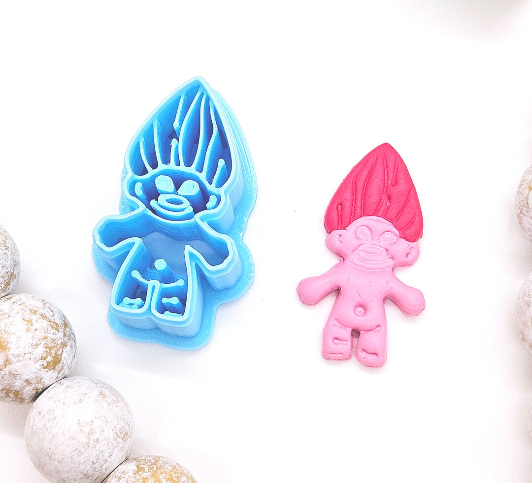 TROLLS DOLL Polymer Clay Cutters / Jewelry Making / Fondant - Etsy
