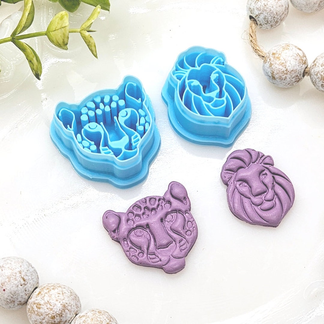 CHEETAH LION / Polymer Clay Cutter / Jewelry Making / Fondant / Cake ...