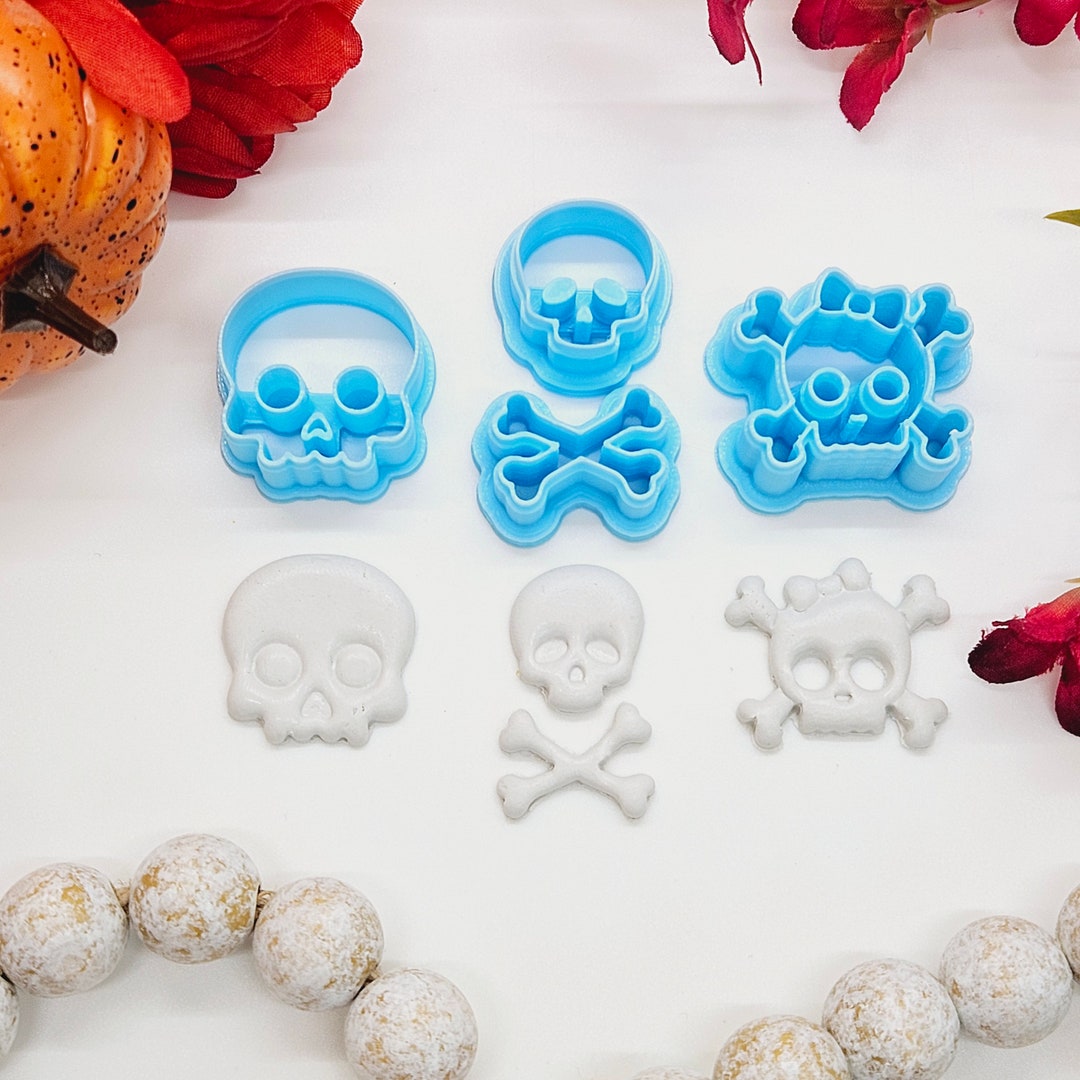 SKULLS / Polymer Clay Cutter / Fondant / Jewelry Making - Etsy