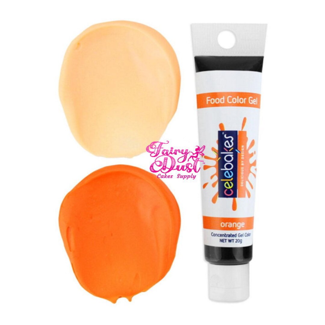 ORANGE Concentrated Gel Food Color by Celebakes - Etsy