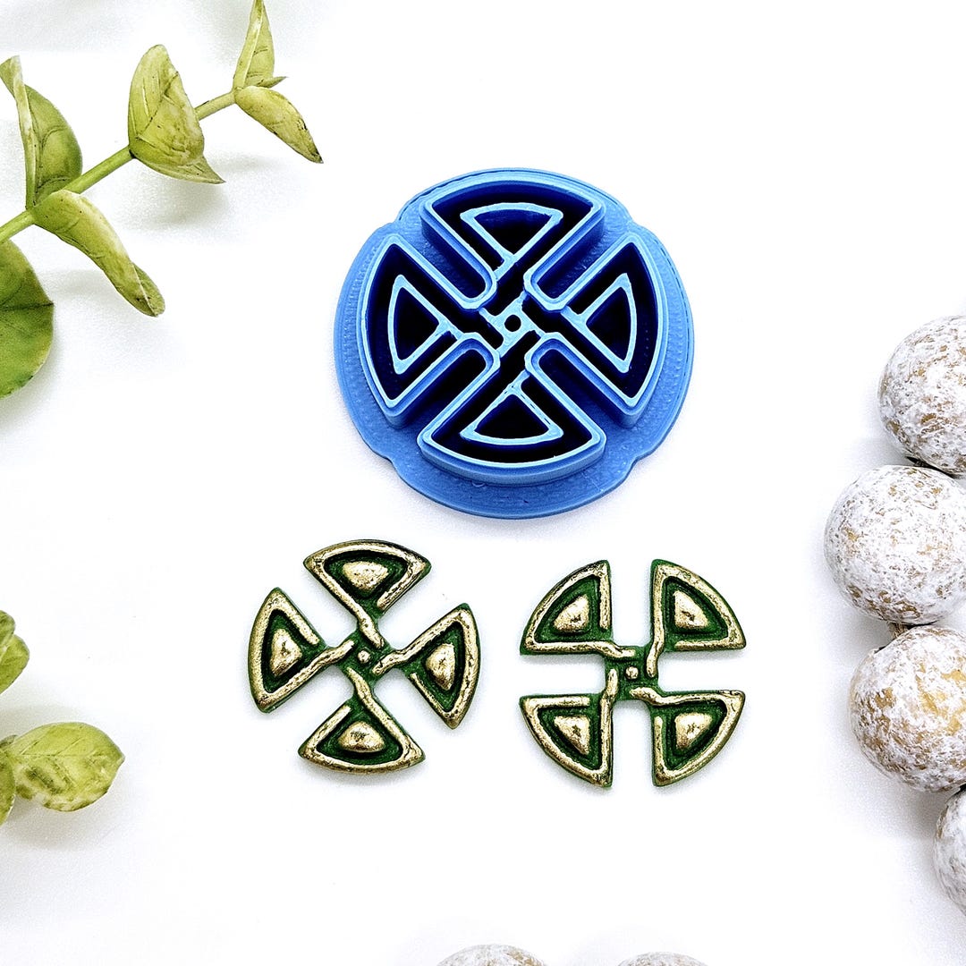 CELTIC Shield KNOT / Polymer Clay Cutters / Jewelry Making / Fondant ...