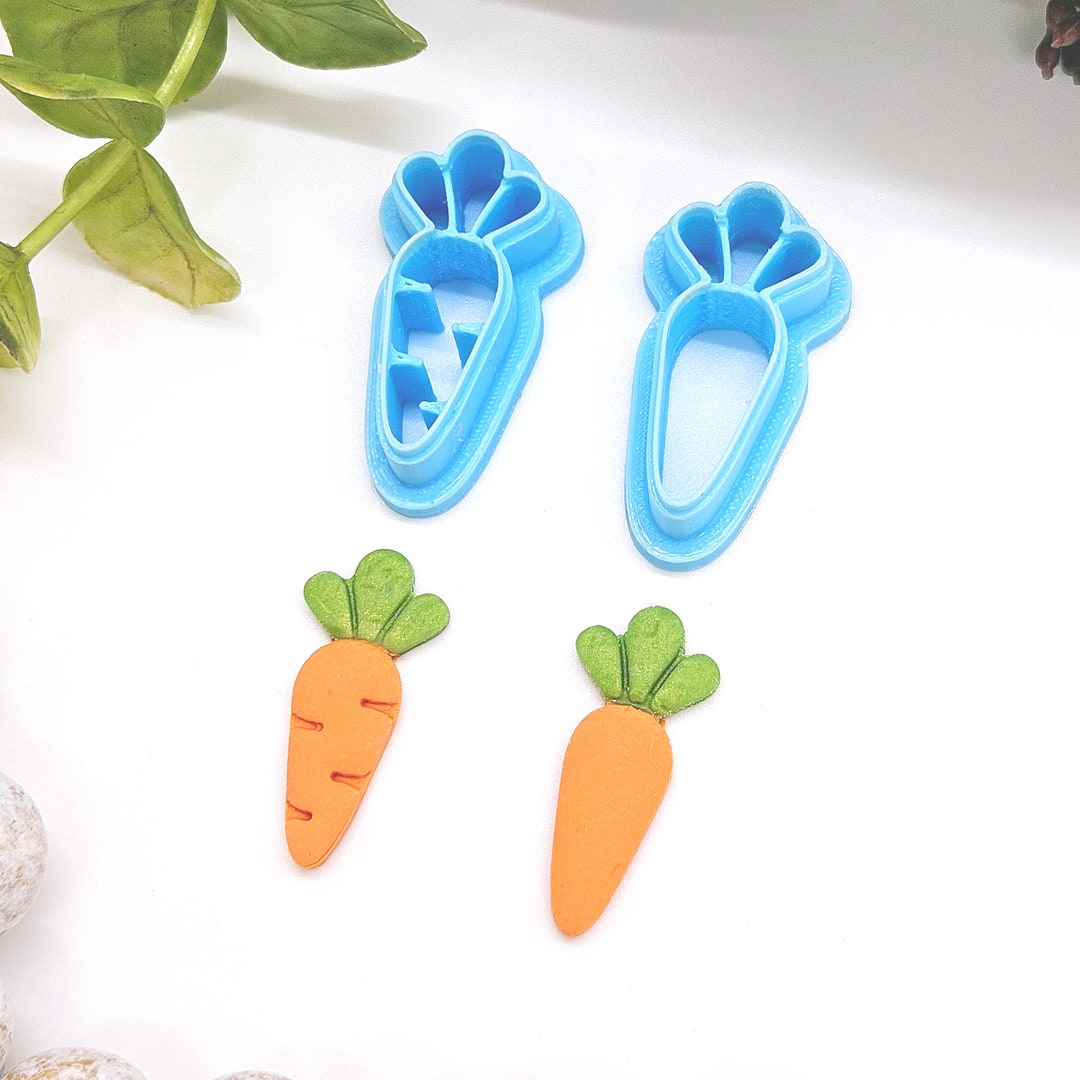 CARROT / Polymer Clay Cutters / Jewelry Making / Fondant Cake ...