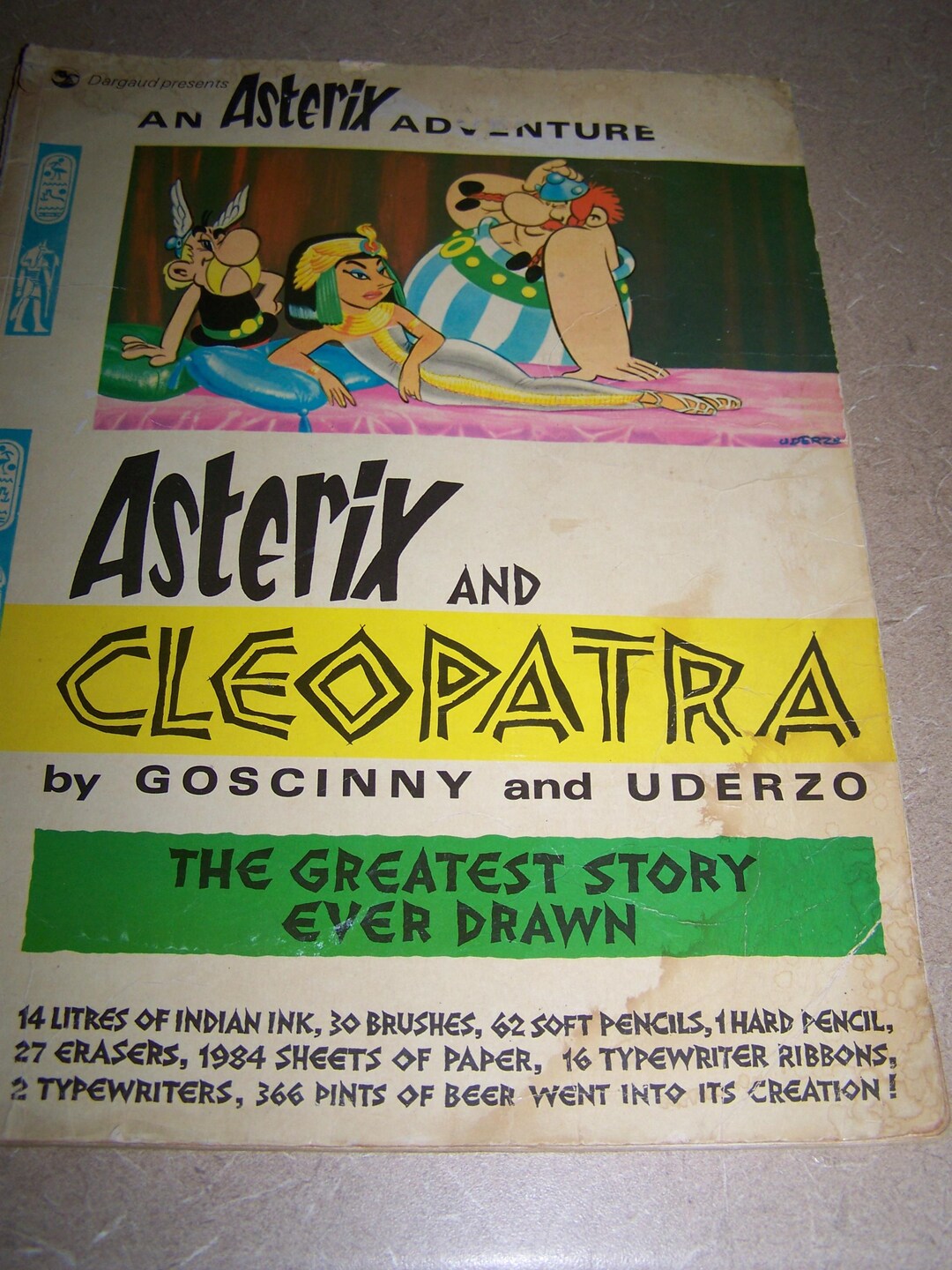 Vintage Asterix and Cleopatra Comic - Etsy