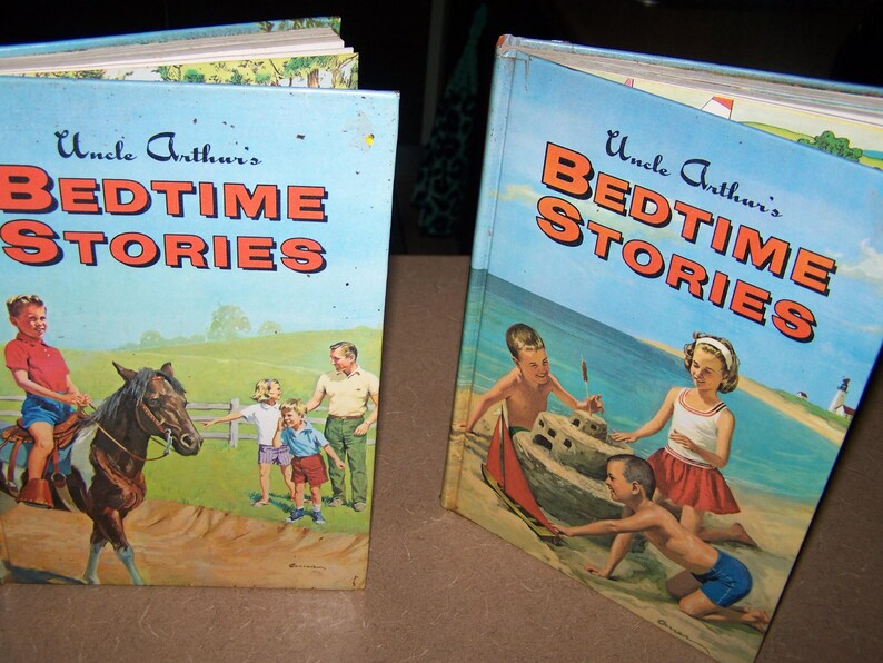 Vintage 1964 Uncle Arthurs Bedtime Story Books Numbers 7&8 - Etsy