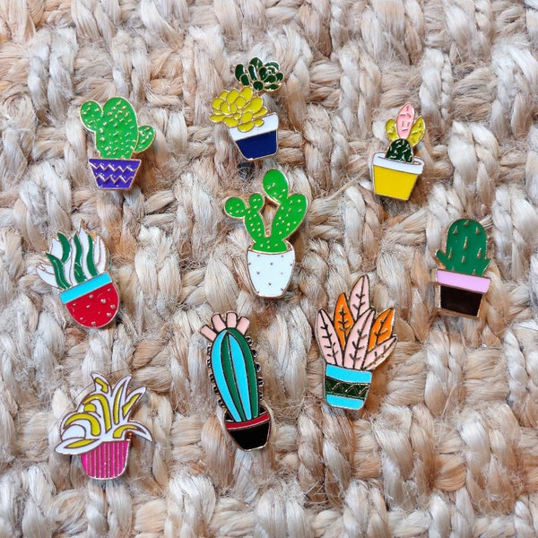 Cactus Pin - Etsy
