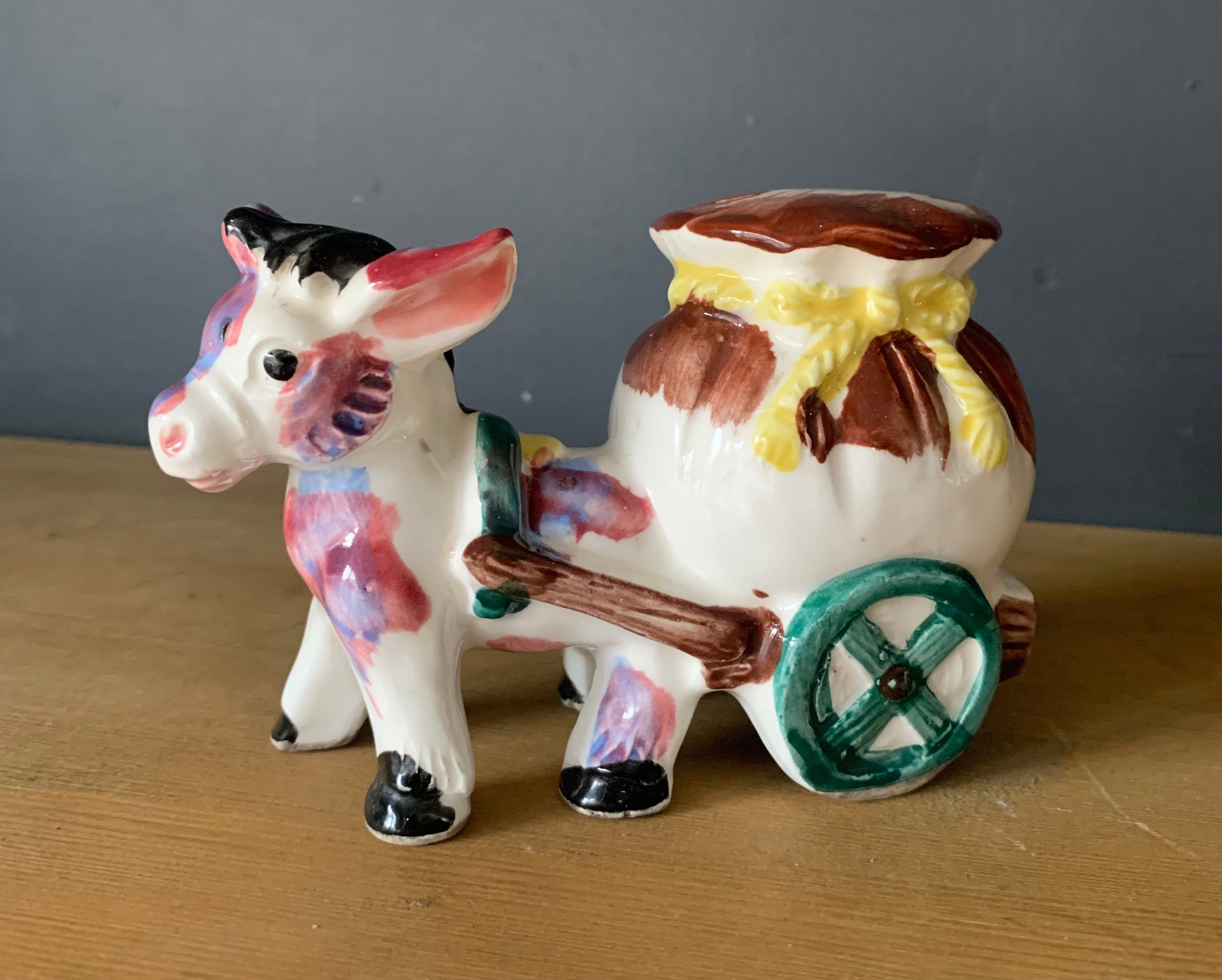 Mid Century Donkey Money Box - Etsy