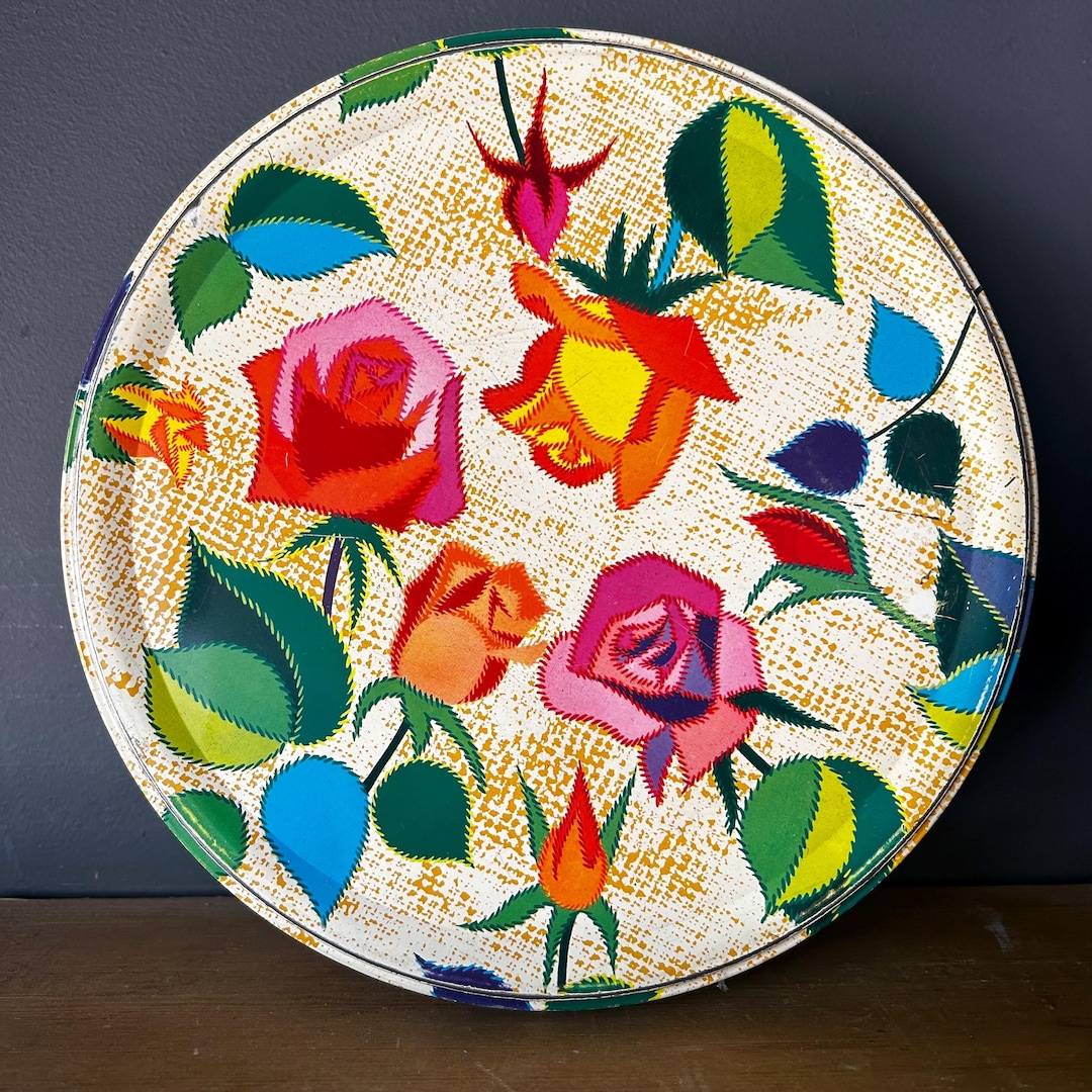 Vintage Cadbury Roses Tin Floral Design - Etsy