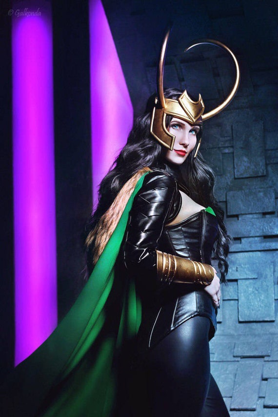 Lady Loki Cosplay Costume Marvel Original Design By Rarami Etsy