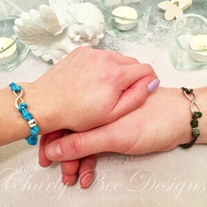 Personalised Couple Bracelet Set, His and Hers Bracelets, Custom ...