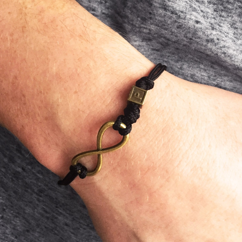 Mens Infinity Bracelet - Etsy