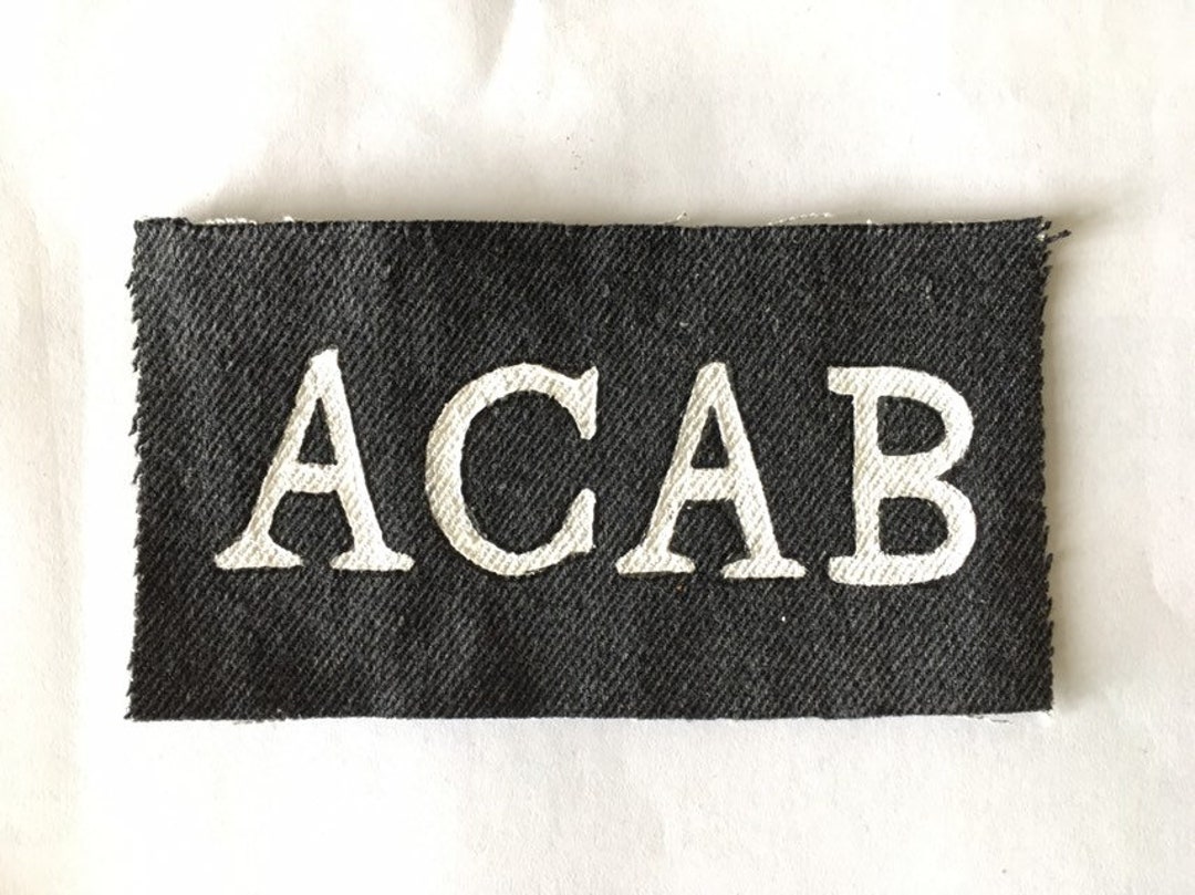 Acab Diy Punk Patch Etsy