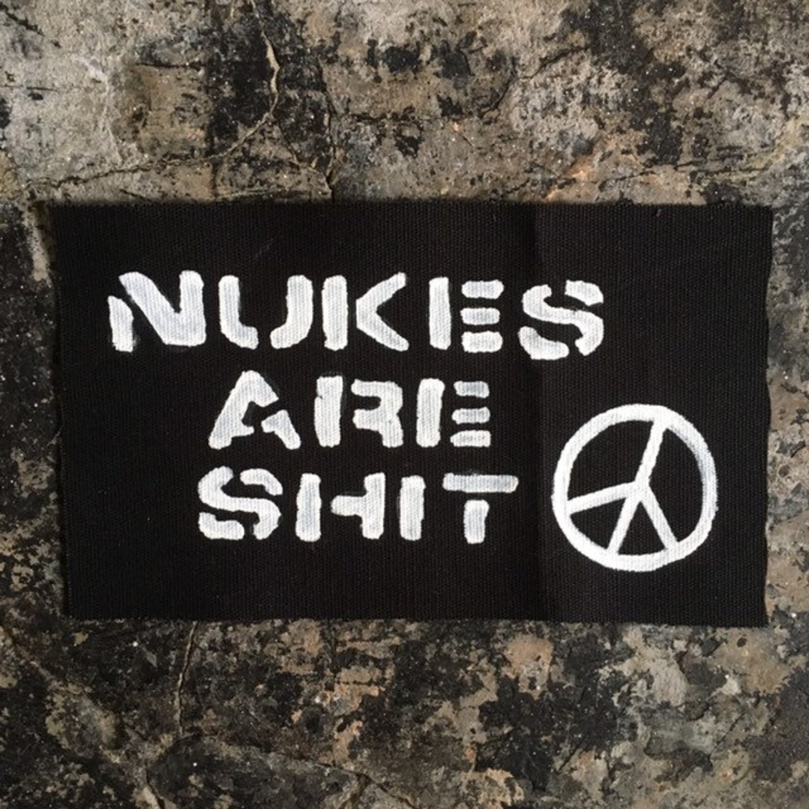 Nukes Are Sht Antiwar DIY CND Punk Patch - Etsy