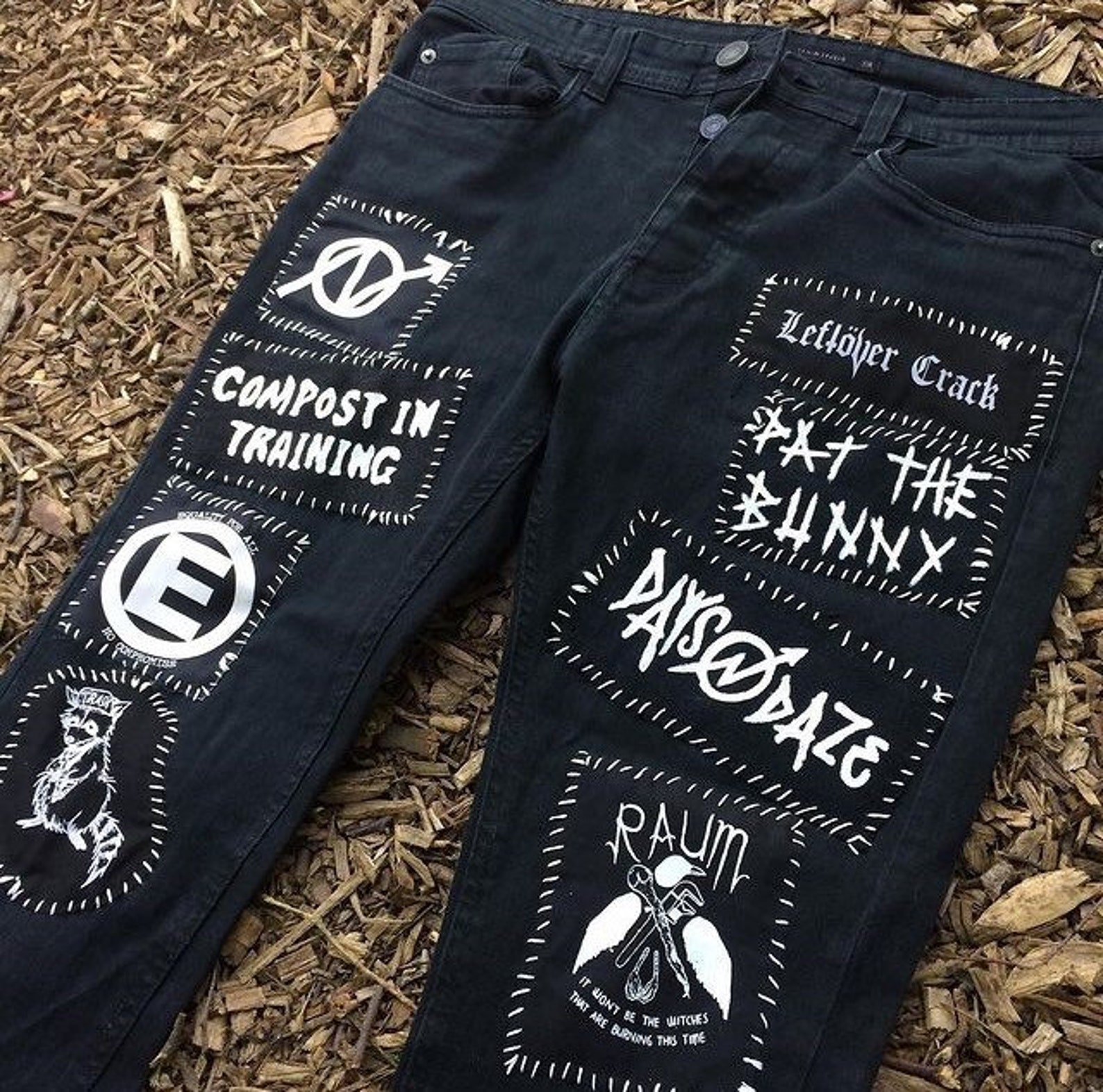 Custom Order Crust Pants Punk Trousers - Etsy