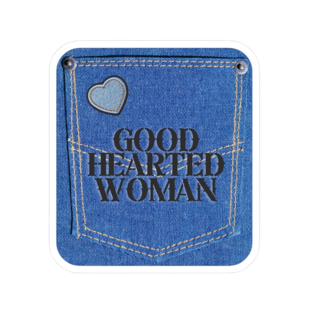 Good Hearted Woman - Vintage Jeans - Sticker - Etsy