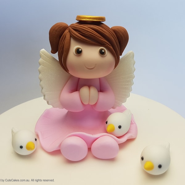 Angel Cake Topper - Etsy