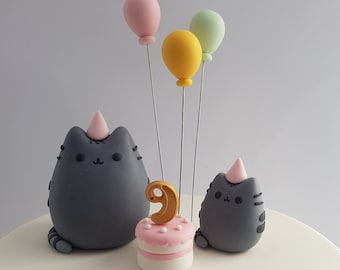 Pusheen cake topper | Etsy