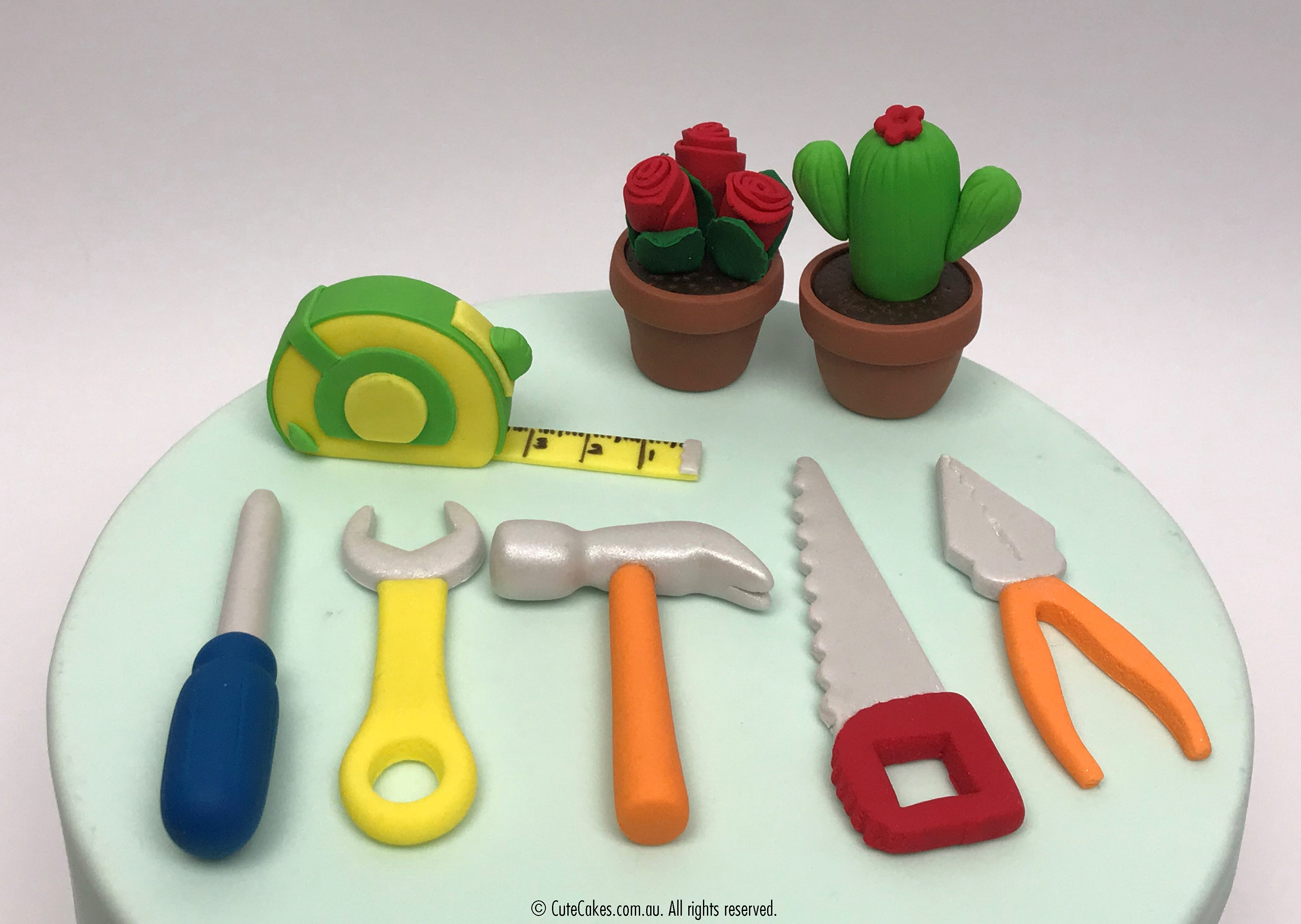 Handy Tools Cake Topper Handyman Fixture Box Toolbox Plumber Carpenter ...