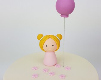 Baby Doll Birthday Cake Topper - Etsy