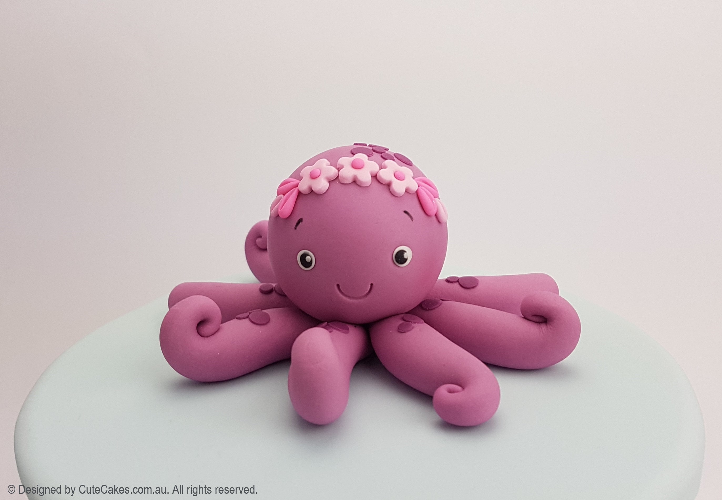 Octopus Cake Topper Sea Creature Cake Topper Sea Animal Cake Topper - Etsy