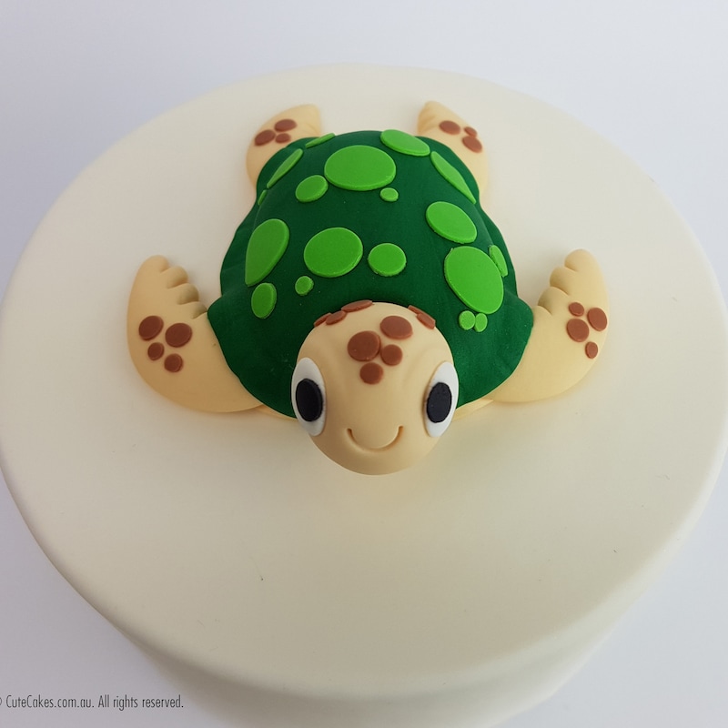 Turtle Cake Topper - Etsy