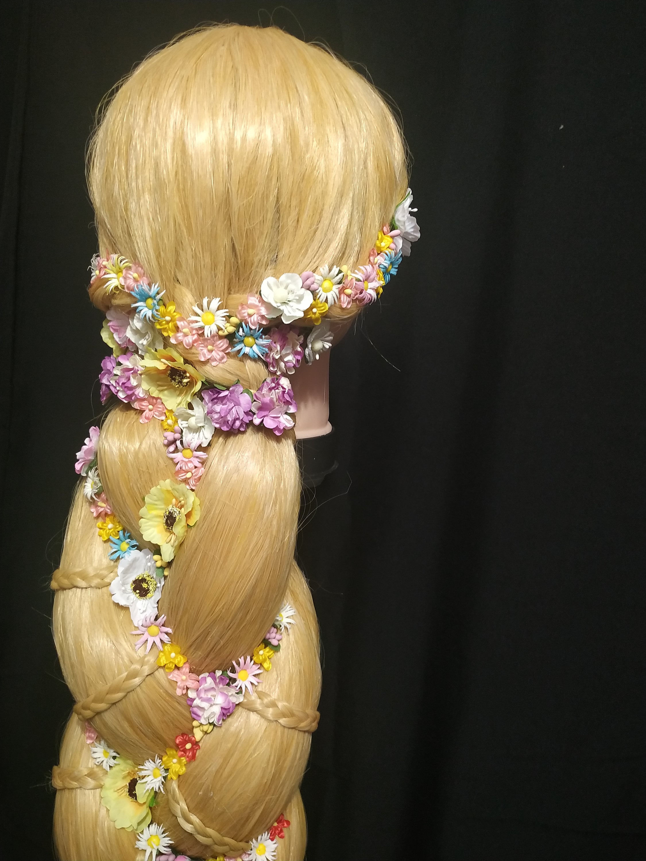 Rapunzel Wig Commission Cosplay Halloween Costume Adult Etsy