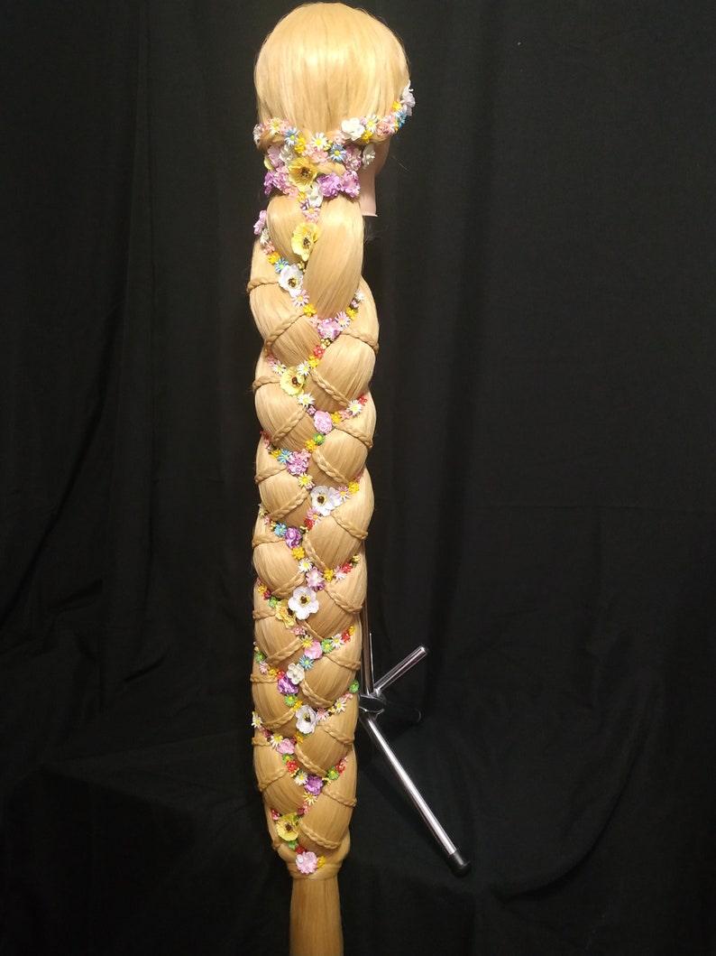 Rapunzel Wig Commission Cosplay Halloween Costume Adult Etsy