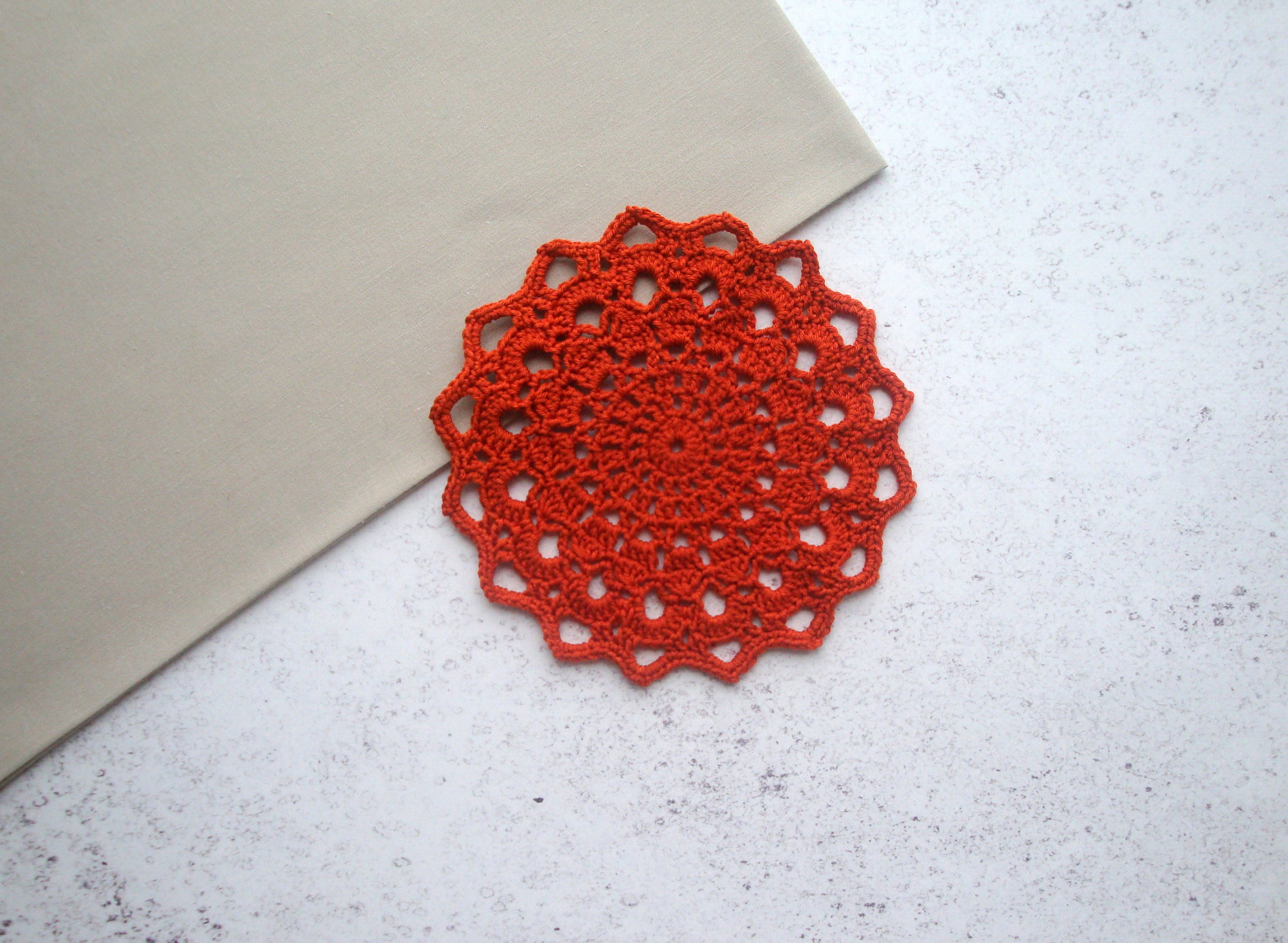 CROCHET PATTERN Crochet Doily-pdf Coaster Pattern crochet | Etsy