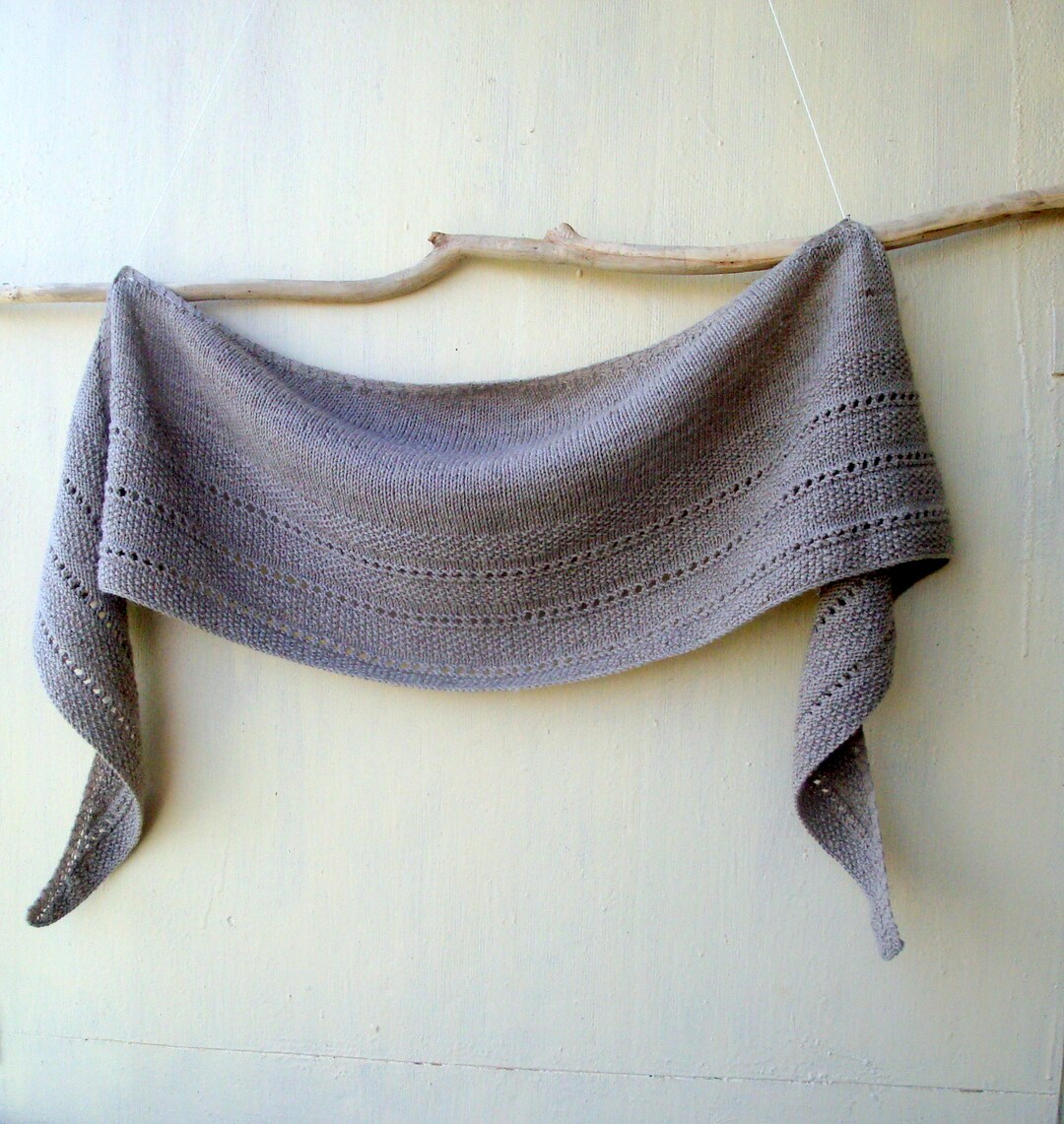 Easy Shawl Pattern , Structural Shawl Knitting Pattern , Beginner ...