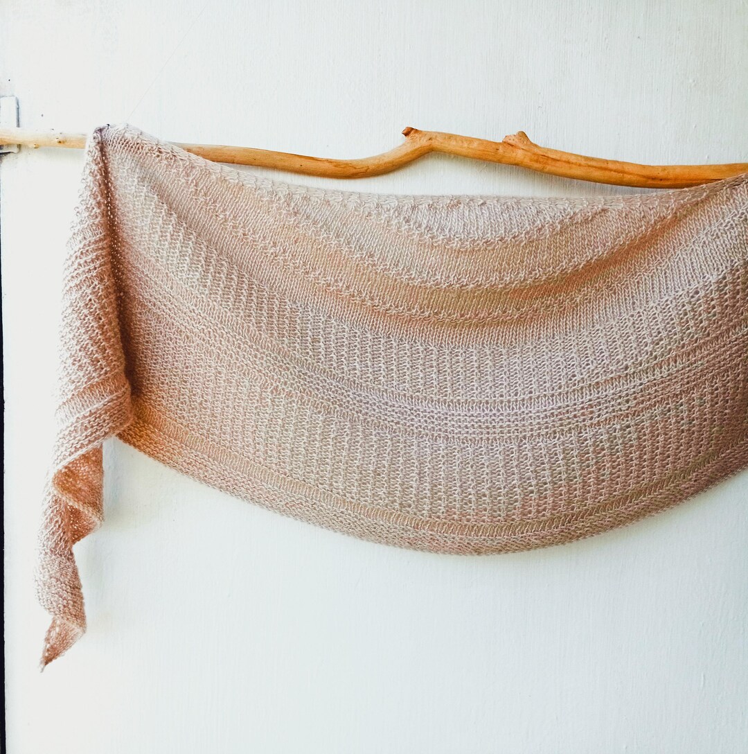 Shawl Mother of Pearl Knitting Pattern , Instant Download Pdf , Easy ...