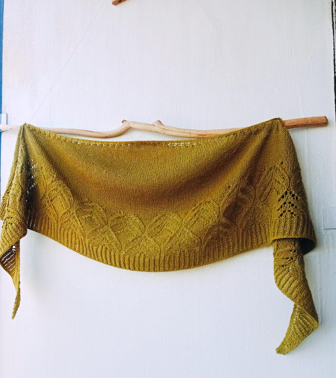 Spring Shawl Knitting Pattern , Shawl Knitting Pattern Pdf , Instant ...