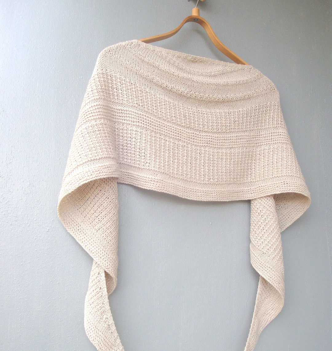 Shawl Mother of Pearl Knitting Pattern , Instant Download Pdf , Easy ...