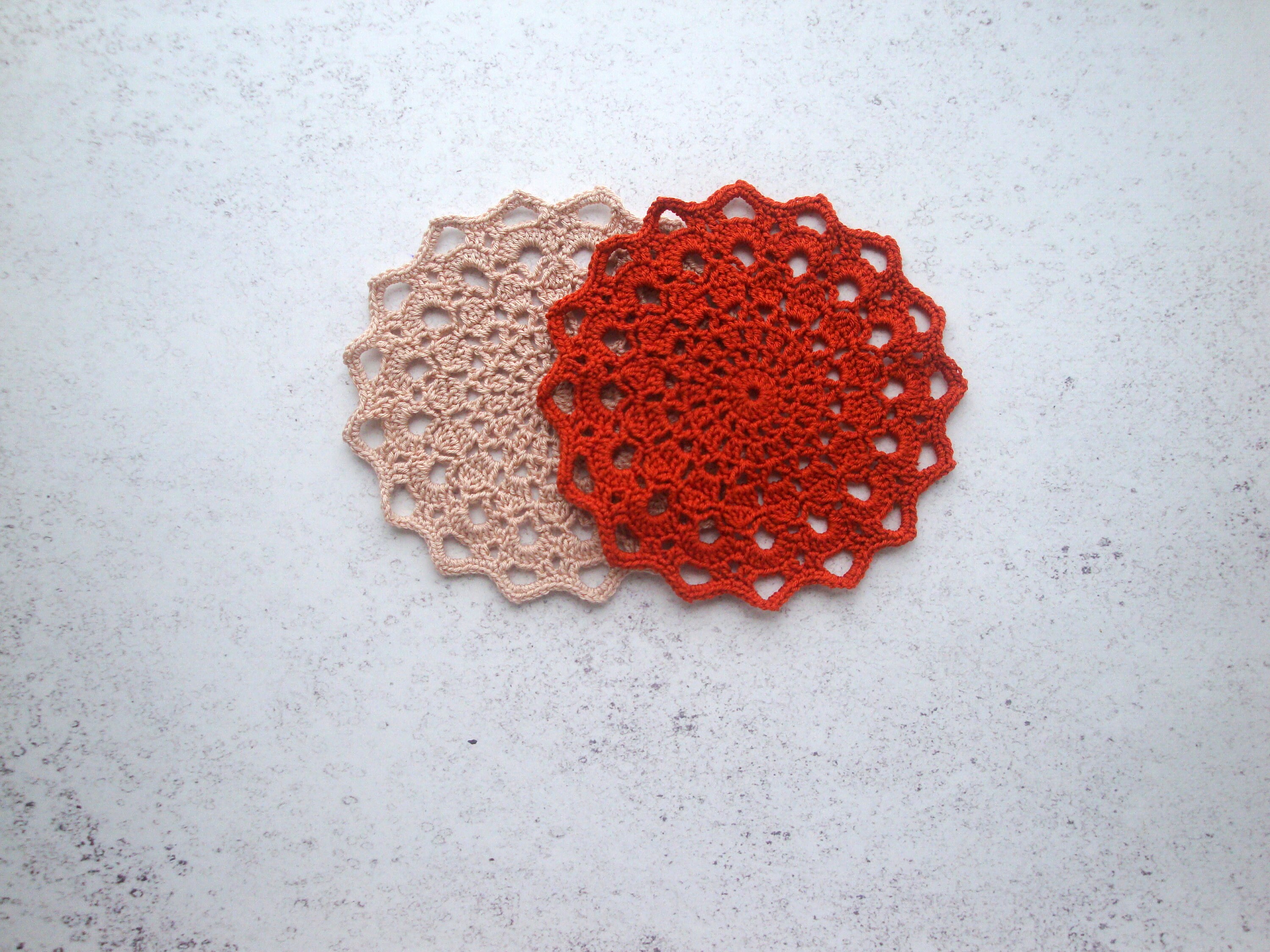 CROCHET PATTERN Crochet Doily-pdf Coaster Pattern crochet | Etsy