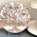 Family Sign, Custom Laser Engraved Family Tree Sign, Personalized ...