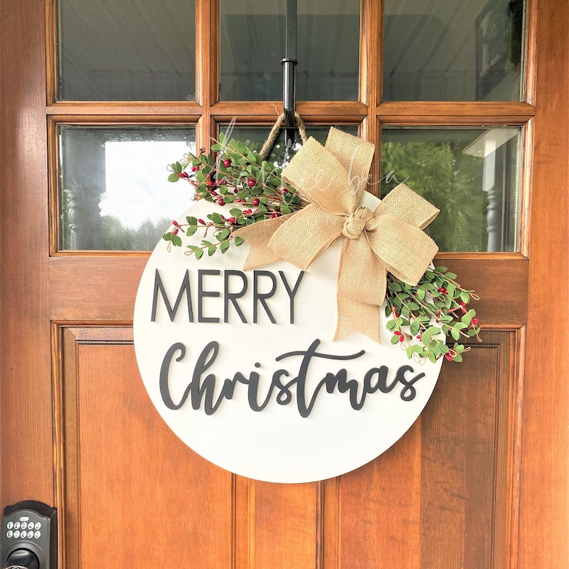 Christmas Door Signs - Etsy