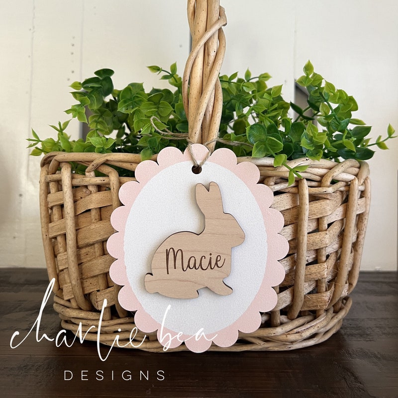 Easter Basket Tags - Etsy