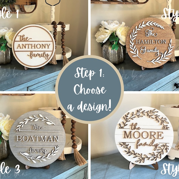 Family Name Plaque - Etsy